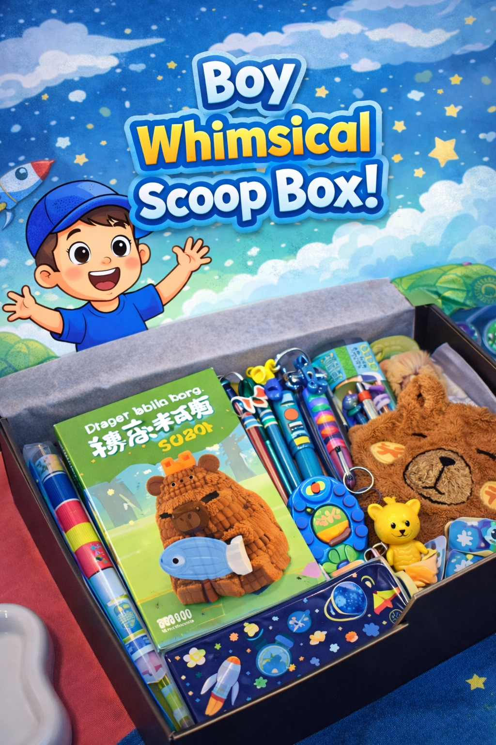 Boy Whimsical Scoop Box – Scoops of Whimsy